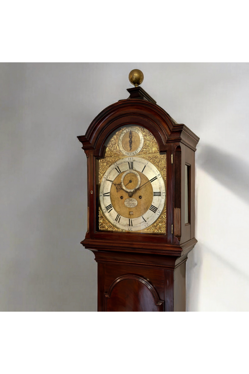 An Elegant longcase clock by James Bullock of London with associations ...
