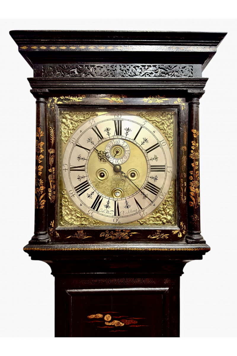 Early 18th century Chinoiserie longcase clock by Luke Wise of Reading