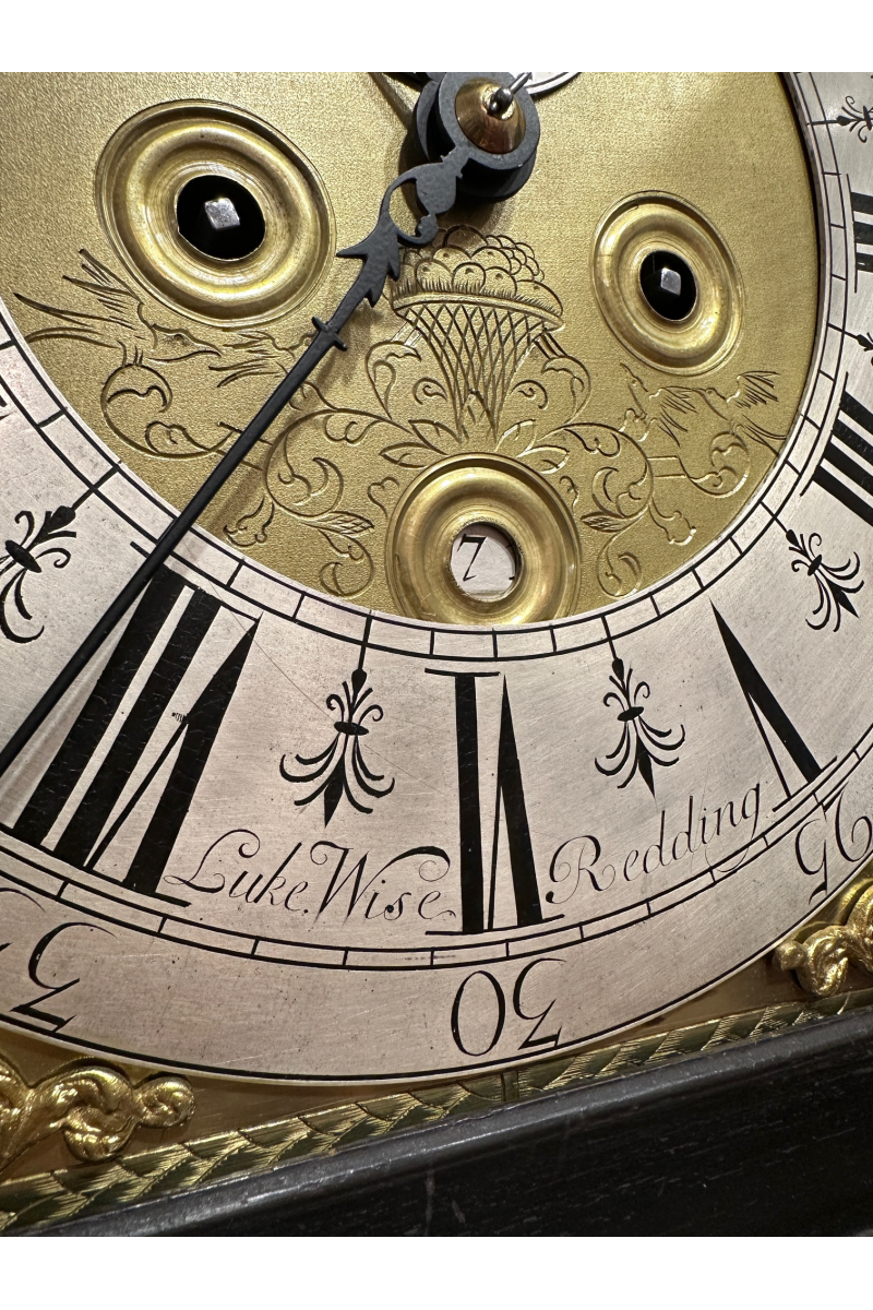 Early 18th century Chinoiserie longcase clock by Luke Wise of Reading