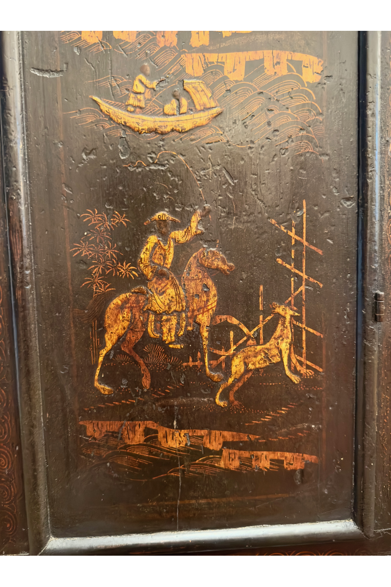 Early 18th century Chinoiserie longcase clock by Luke Wise of Reading