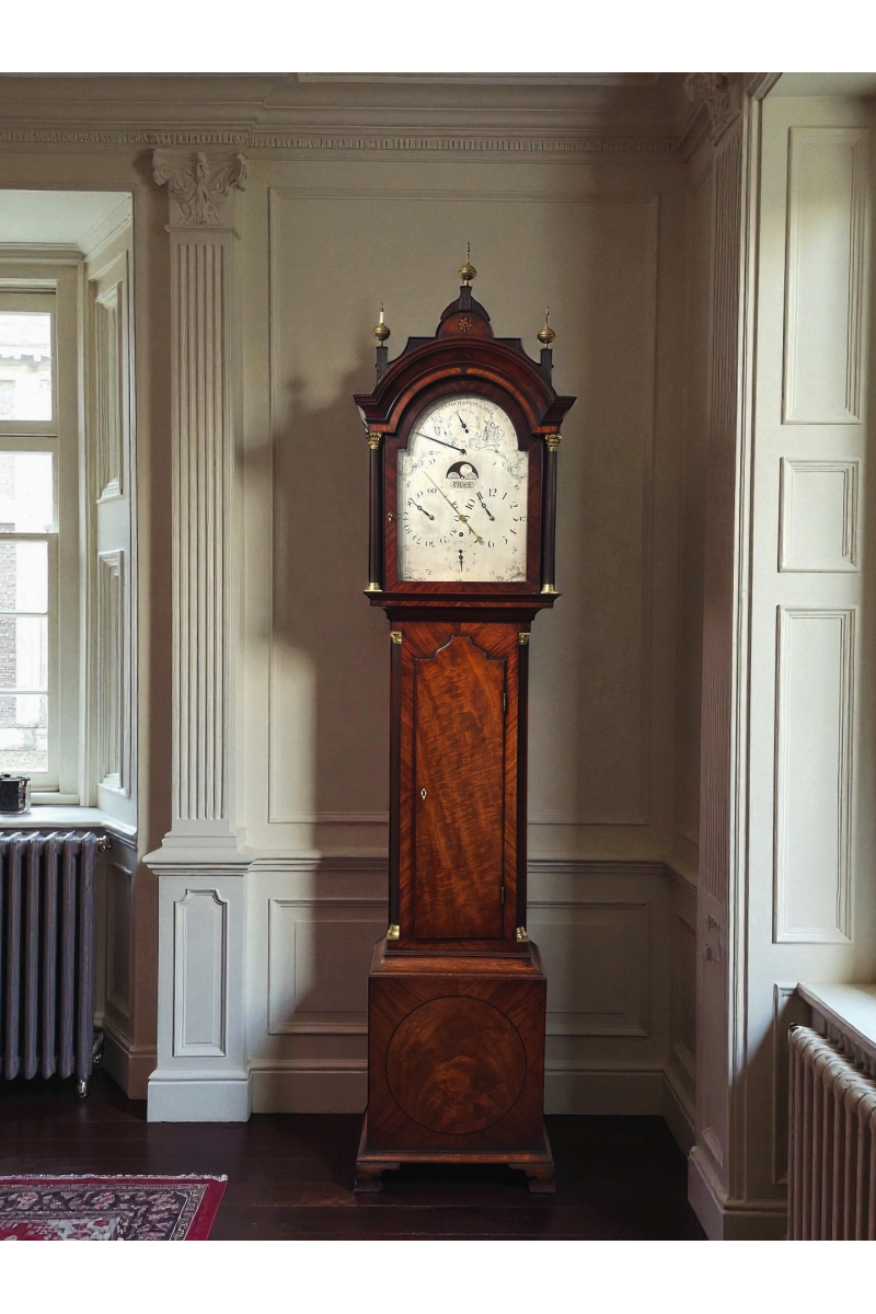 Rare Moonphase Longcase Clock from the Westcountry