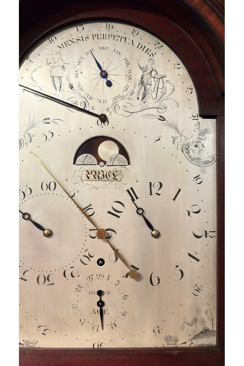 Rare Moonphase Longcase Clock from the Westcountry